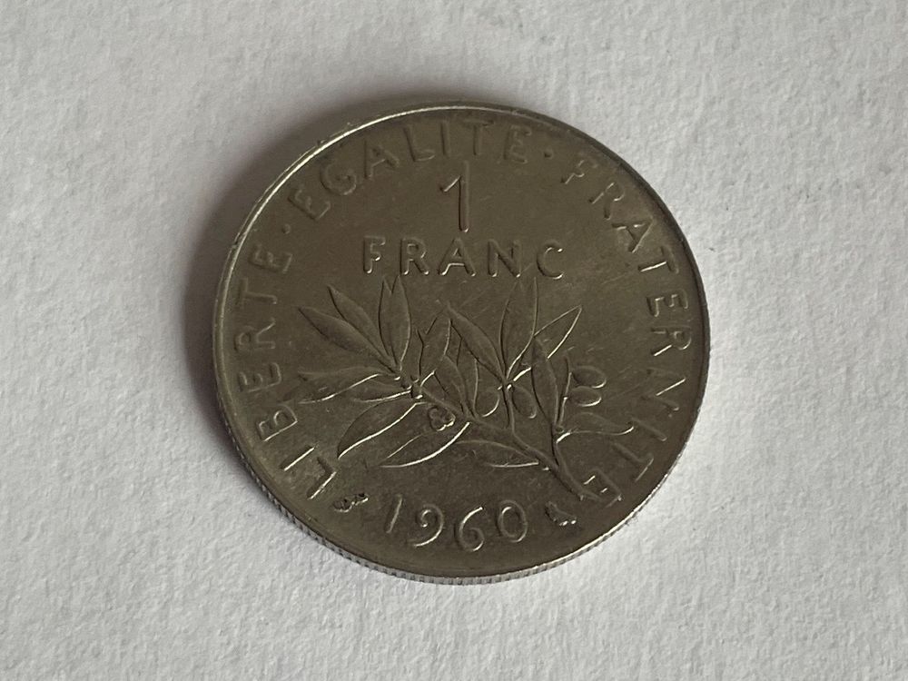 Superbe pièce 1 franc Semeuse 1960 | Kaufen auf Ricardo