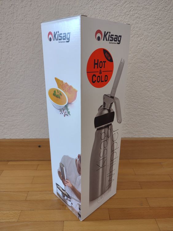 Siphon / Emulsionneur Kisag Whipper 0,5L / Hot & Cold | Kaufen auf Ricardo