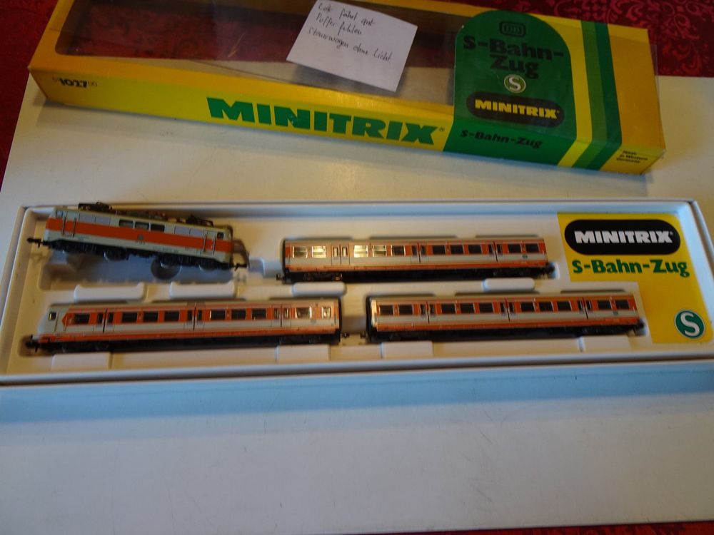 Minitrix 1027 DB S Bahn Zug Spur N | Kaufen auf Ricardo