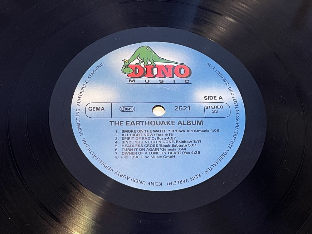 Rock Aid Armenia - The Earthquake Album - Vinyl LP 🎵🎶🎵 (Gebraucht) in ...