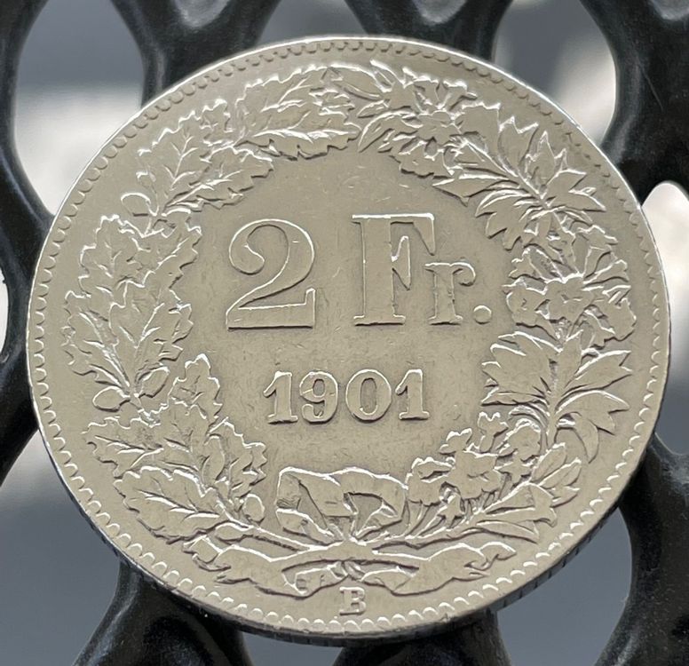 2 Franken 1901, selten so schön, sehr rar (Gebraucht) in Reichenburg für CHF 56 – mit Lieferung ...
