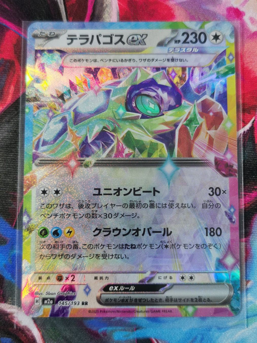 Pokemon Terapagos ex RR 145/193 Mega Dream Ex JP (Neu (gemäss ...