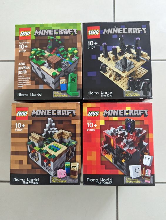 Lego Minecraft Set 21102 21105 21106 21107 (Gebraucht) in Jona für CHF ...