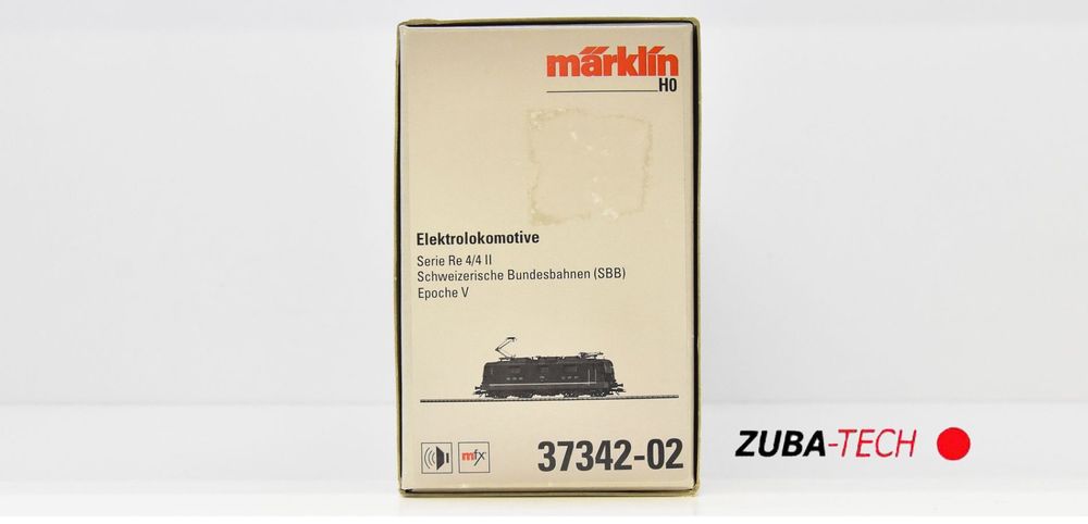Märklin 37342 E-Lok Re 4/4 II SBB H0 WS Digital mit OVP (Gebraucht) in ...
