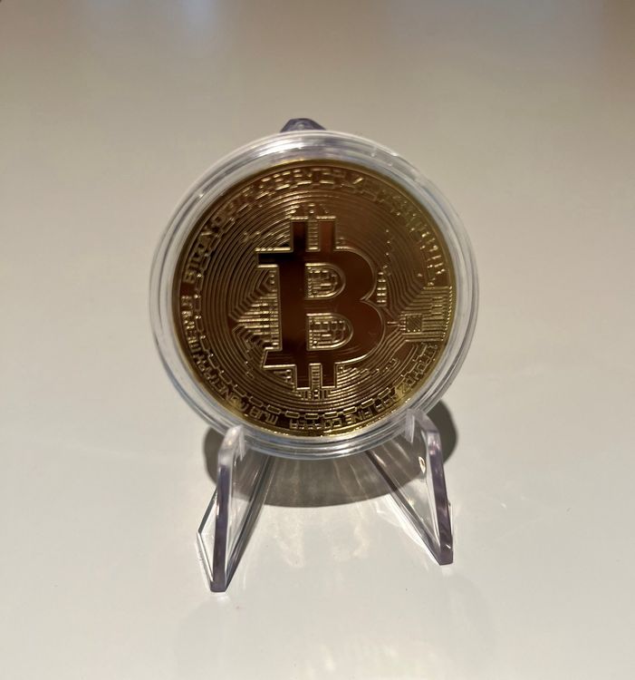 Bitcoin Münze - Gedenkmünze - Bitcoin Coin (Neu und originalverpackt ...