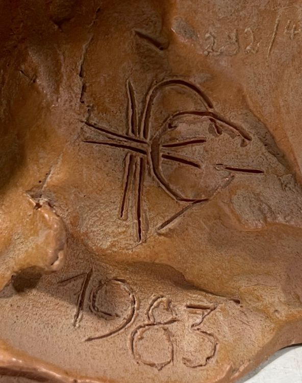 Grosse Keramik Akt Skulptur Monogrammiert Kaufen Auf Ricardo