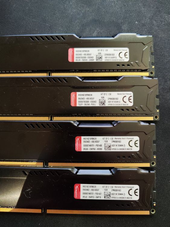 4x4gb Ram HyperX Fury DDR3 | Kaufen auf Ricardo