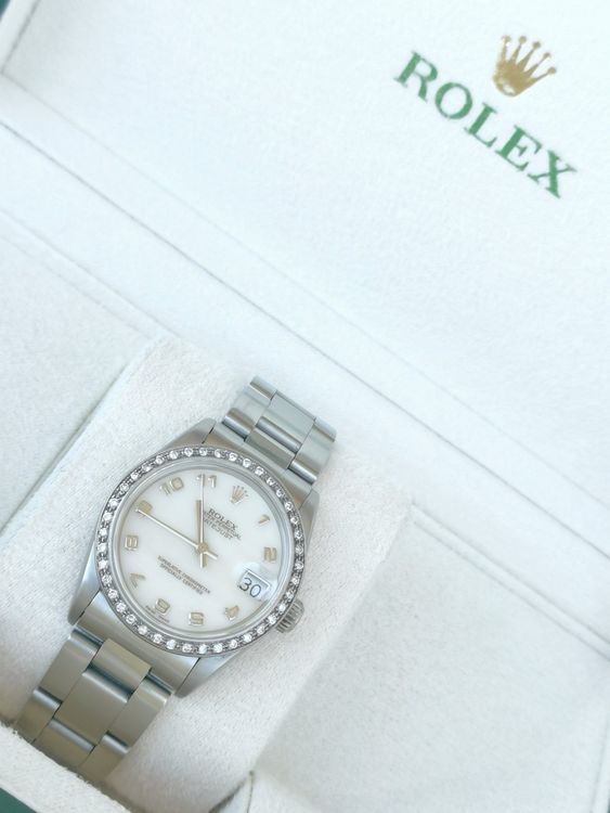 Rolex Datejust Lady Diamant 18K 750 Gold neuwertig ref.68240 (Neu ...