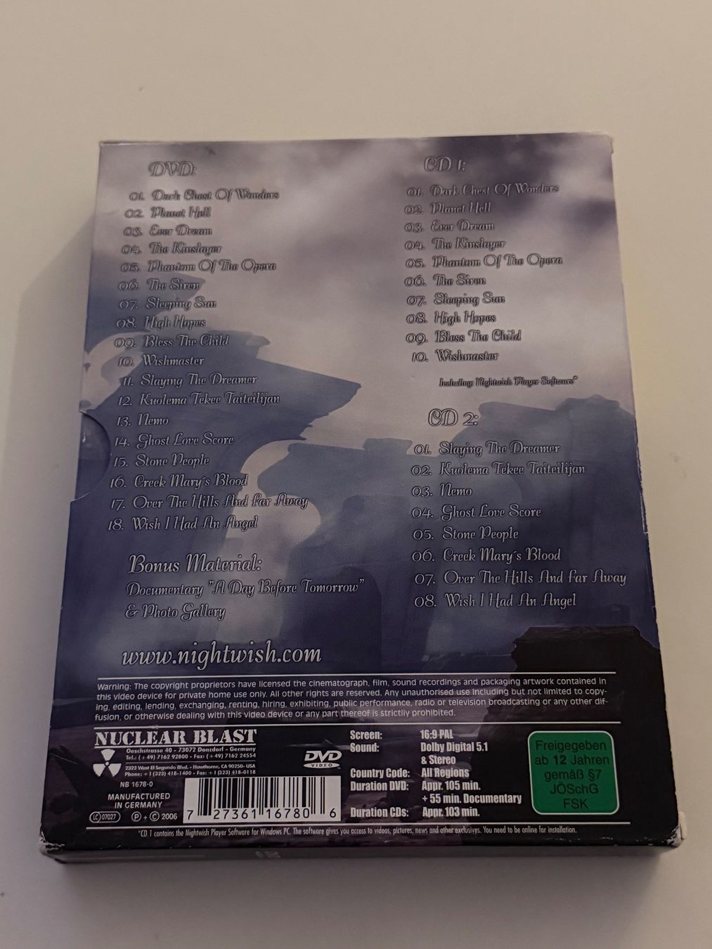 Nightwish - End of an Era (DVD Box) - Digipack (Gebraucht) in ...