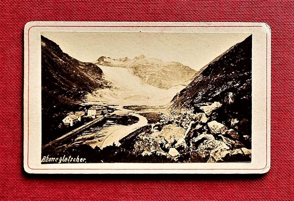 Gletsch - Rhonegletscher - Photo um 1890 !!!! (Gebraucht) in Rothrist ...
