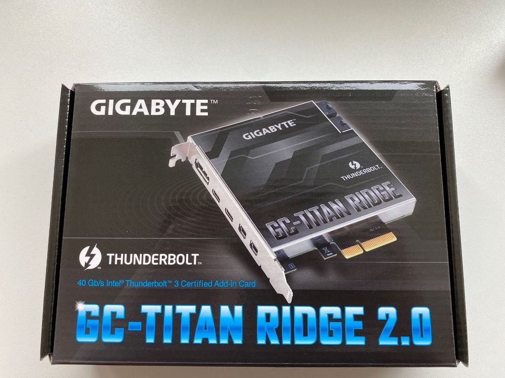 Thunderbolt 3 Pcie GC-Titan Ridge 2.0 | Kaufen auf Ricardo