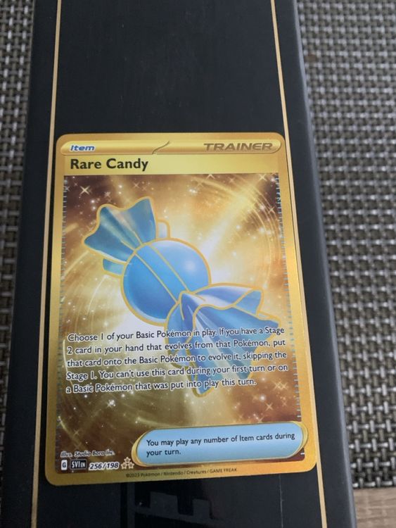 Pokemon Rare Candy Goldkarte Scarlet and Violet EN 256/198 | Kaufen auf ...