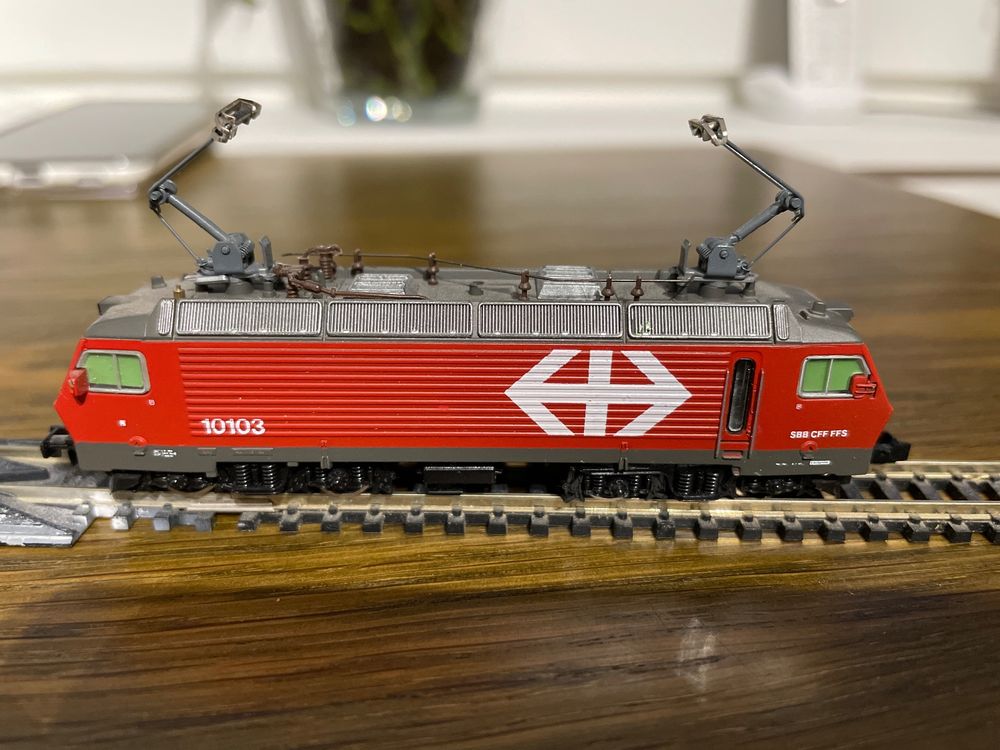 E- Lok RE4/4 SBB-CFF Analog ROCO 2351 Spur N (Gebraucht) in Rudolfstetten für CHF 58 – mit ...