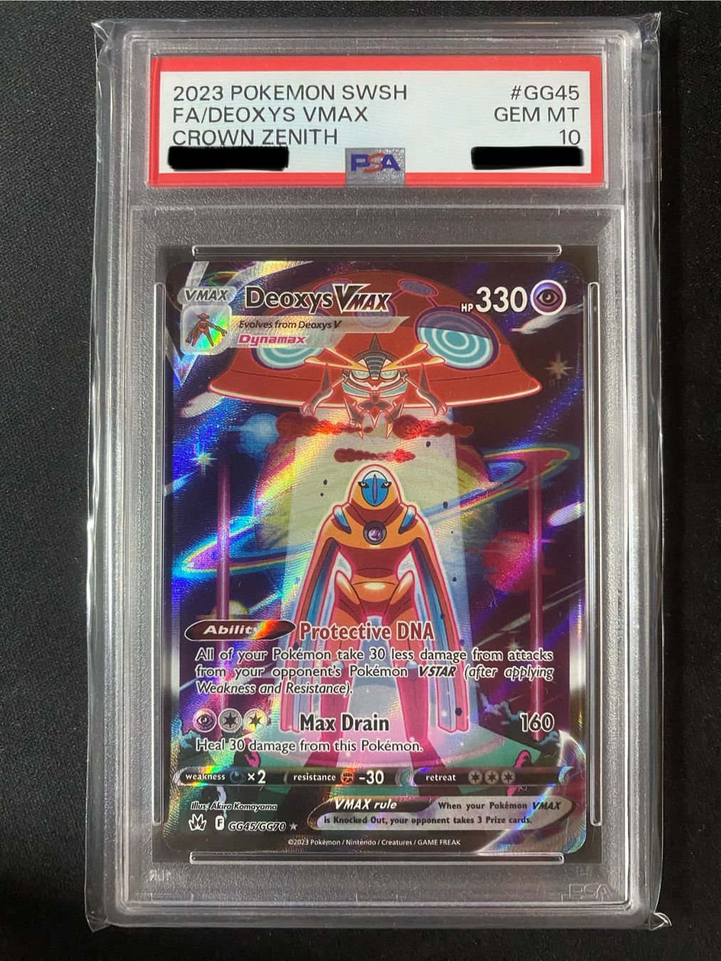 Deoxys VMAX GG45 - PSA 10 GEM MINT - Crown Zenith - 🇺🇸 (Neu (gemäss Beschreibung)) in Hausen AG ...