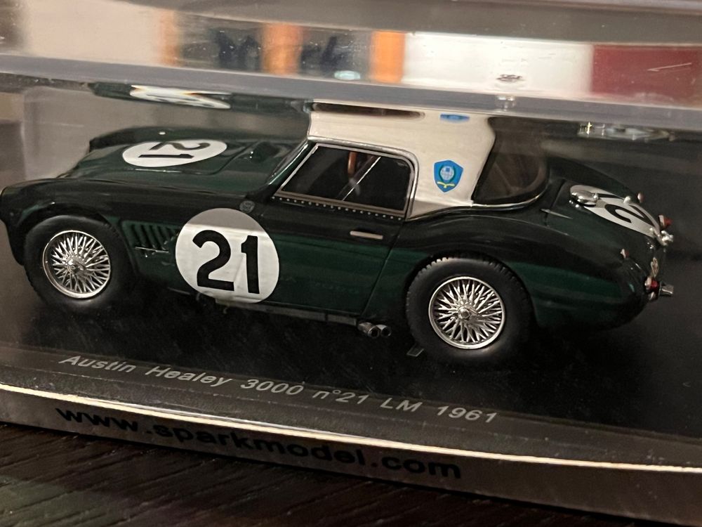 Austin Healey 3000 Le Mans 1961 Spark 1/43 (Neu und originalverpackt ...