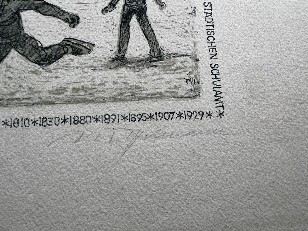 Alex Walter Diggelmann (1902-1987) Lithographie Handsigniert (Gebraucht ...