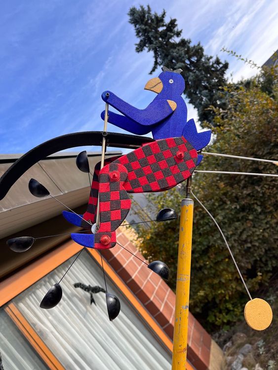 Windspiel Windrad Globi mit Stange | Kaufen auf Ricardo