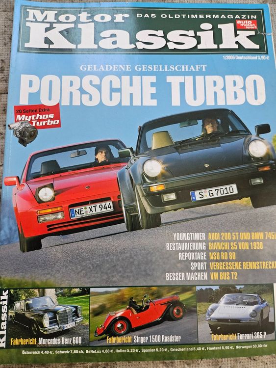 Motor Klassik 1/06 BMW 745 i Mercedes 600 Ferrari 365 200 xx (Gebraucht) in Flawil für CHF 14 ...