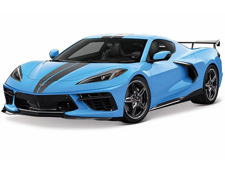 CORVETTE STINGRAY COUPE C8 2020 BLAU 1:18 MAISTO (Neu und ...
