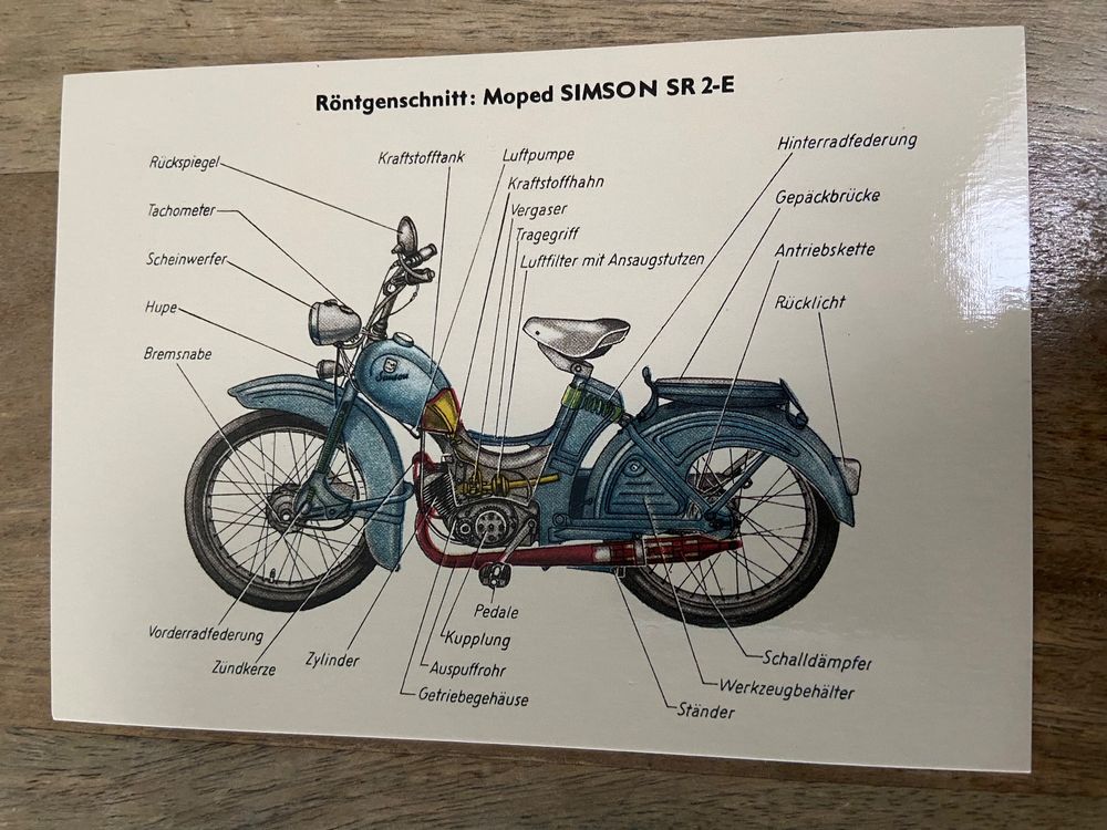 Moped simson SR 2-E Repro AK DDR ungelaufen | Kaufen auf Ricardo