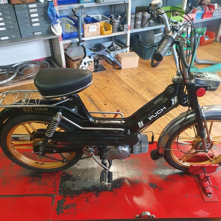 Mofa Puch Maxi S 7502 schwarz Beschreibung unten siehe Fotos | Kaufen auf Ricardo