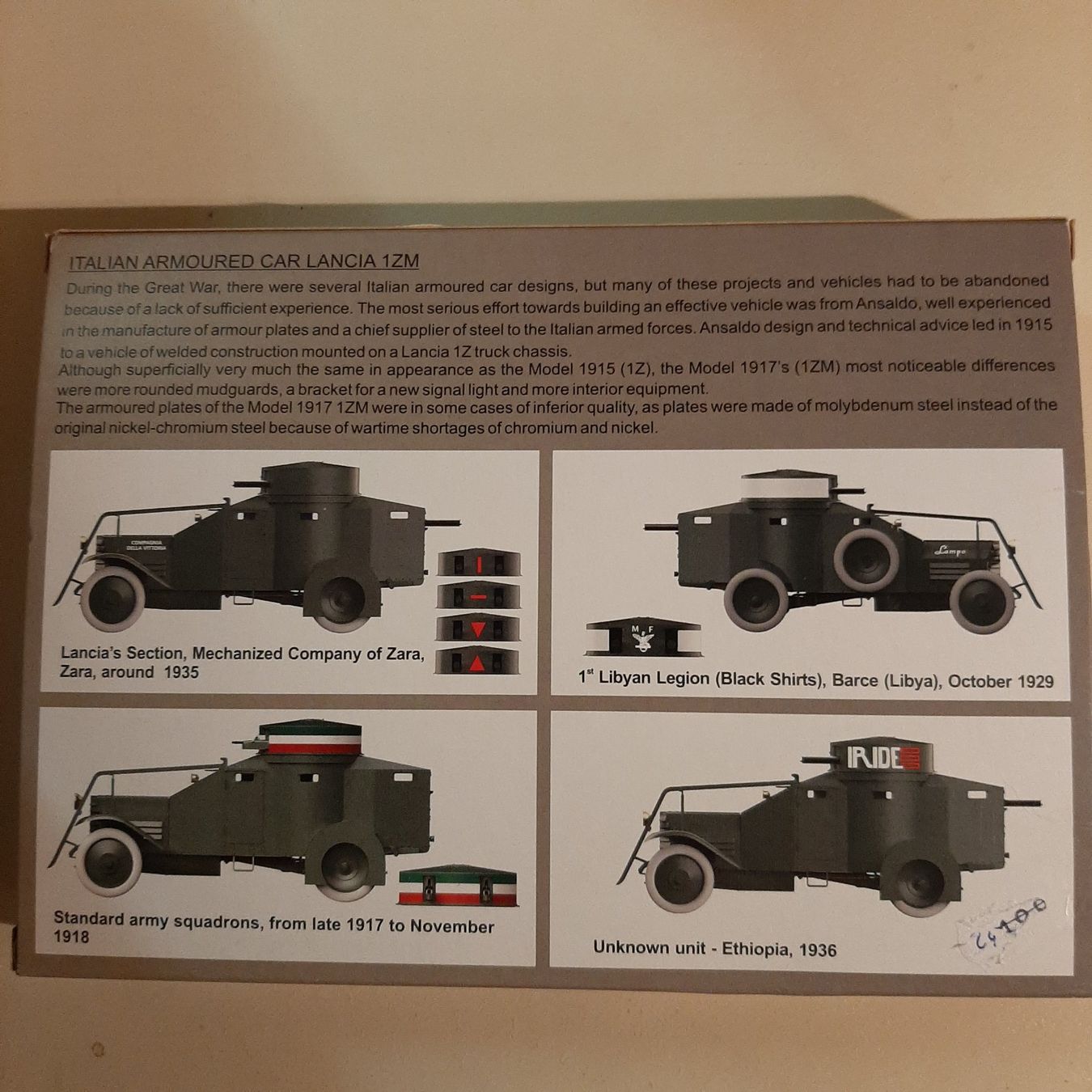 433 ... 1 ZM Armoured Car ... CSM 72001 (Neu (gemäss Beschreibung)) in ...