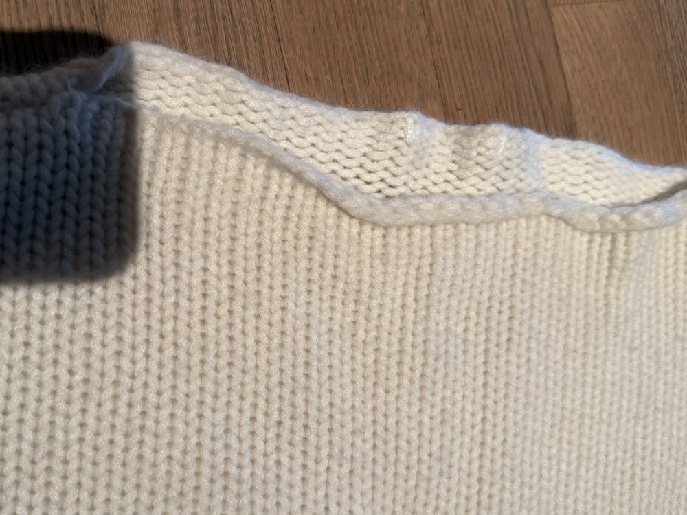 Zara Home 100% Cashmere Pullover weiss Gr. M. Dick kuschelig (Gebraucht ...
