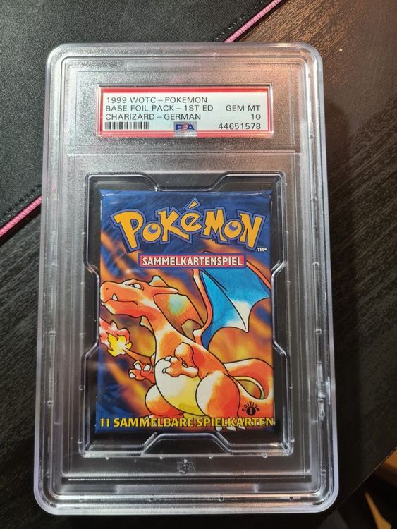 PSA 10 Booster Base Set 1999 DE / Glurak | Kaufen auf Ricardo