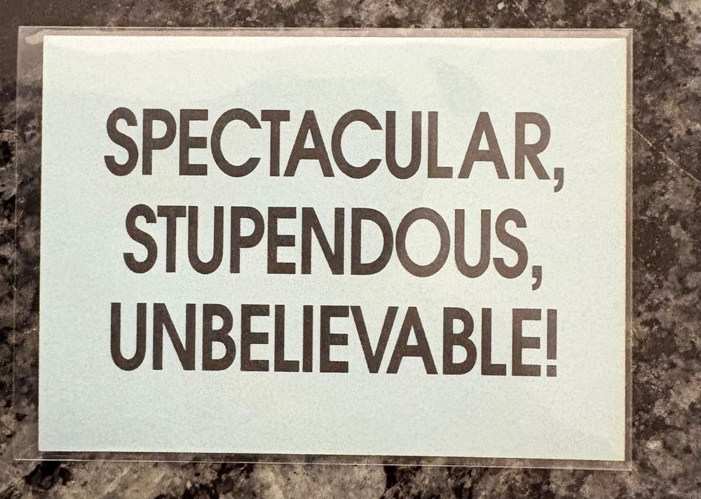 NBA Michael Jordan 1990 „Spectacular „ Promotion Card (Neu (gemäss ...