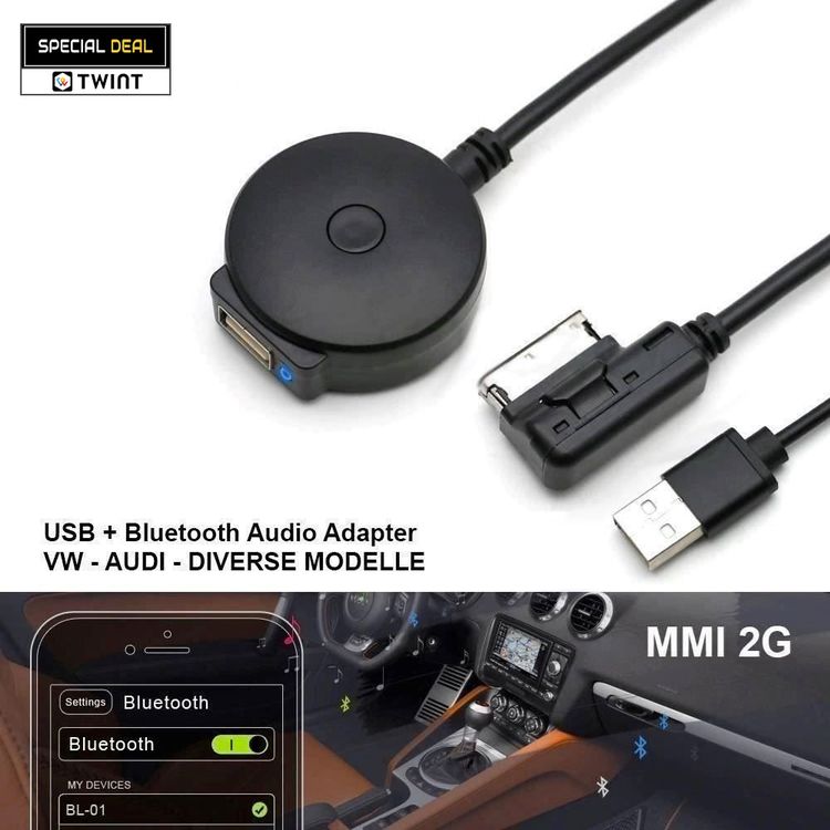 MMI 2G USB Bluetooth Musik Adapter VW AUDI (Neu und originalverpackt ...