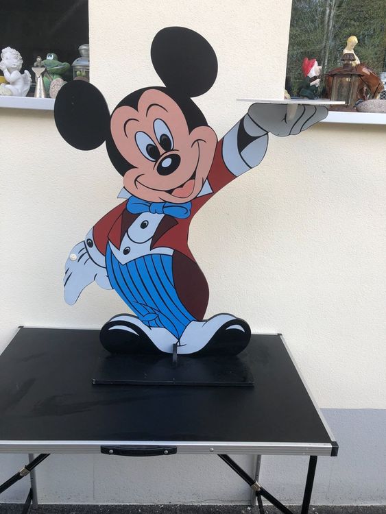 Mickey-Mouse-Panel aus Holz mit Sockel | Kaufen auf Ricardo