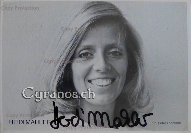 Heidi Mahler (1944) Schauspielerin - sign. Foto (Gebraucht) in Dietikon ...