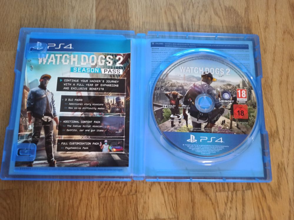 📀🎮📀Watch Dogs 2 PS4 / PS5 📀🎮📀 (Gebraucht) in Oberweningen für CHF 9.95 ...