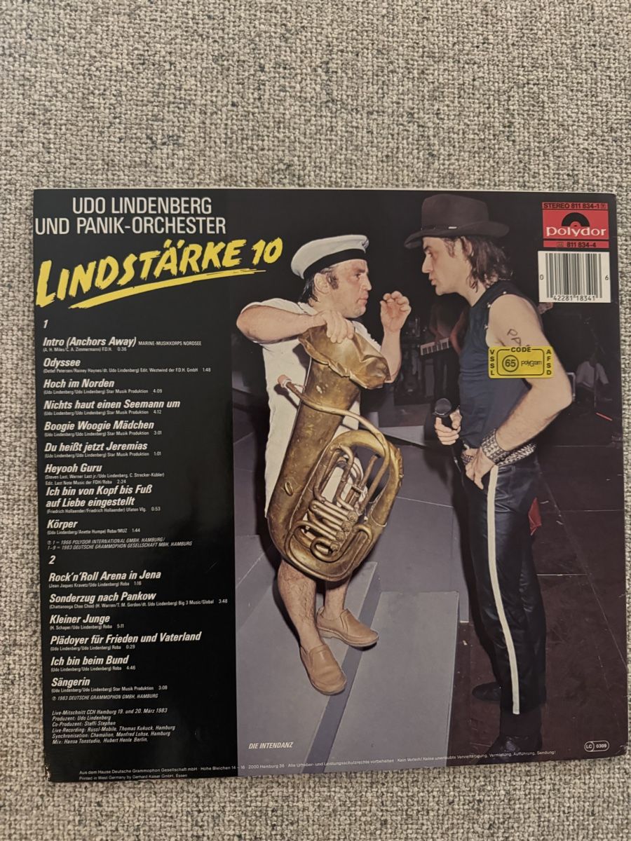 Udo Lindenberg - Lindstärke 10 - LP (Gebraucht) in Rorbas für CHF 4.5 ...