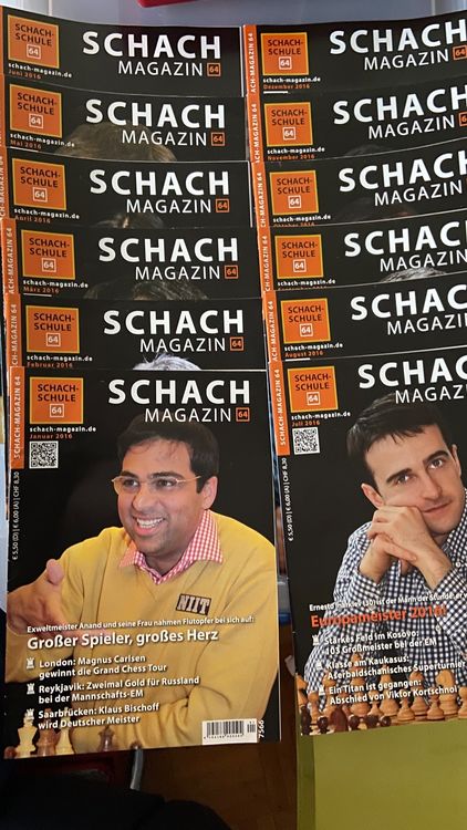 Schach Magazin 64 Jahrgang 2016 (Gebraucht) in Rüti ZH für CHF 5 – mit ...