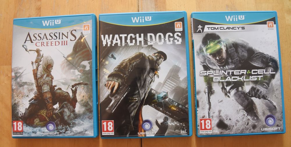 Splinter Cell + Watch Dogs + Assassin's Creed 3 (CIB) (Gebraucht) in ...