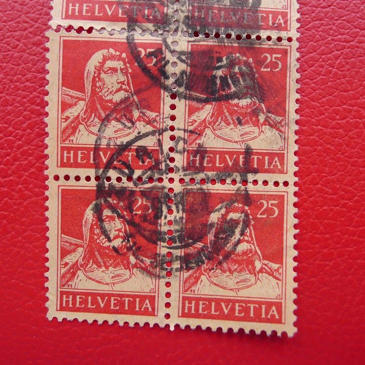 Tell-Ausgabe: Nr.159, Sechser-Block, Kat: 260.- von Zürich (Gebraucht ...