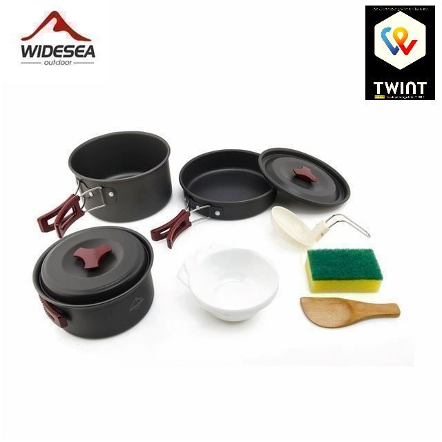 Camping Pfannenset Kochgeschirr 7 Teile | Kaufen auf Ricardo