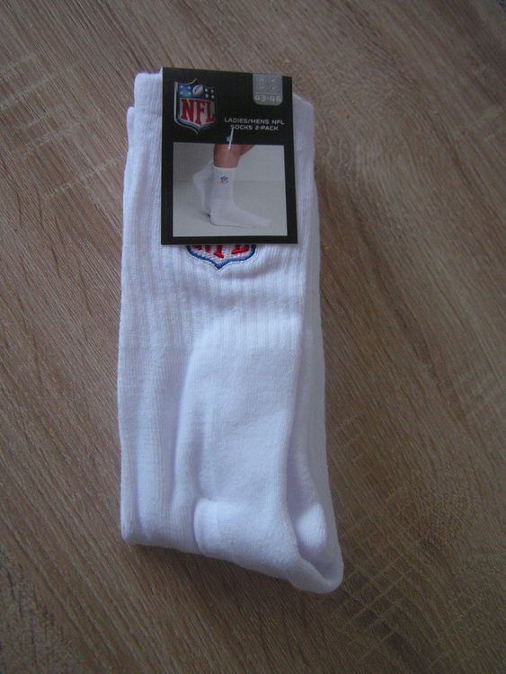 American Football Socken 2 Paar weiss NFL-Logo Gr. 43-46 | Kaufen auf ...