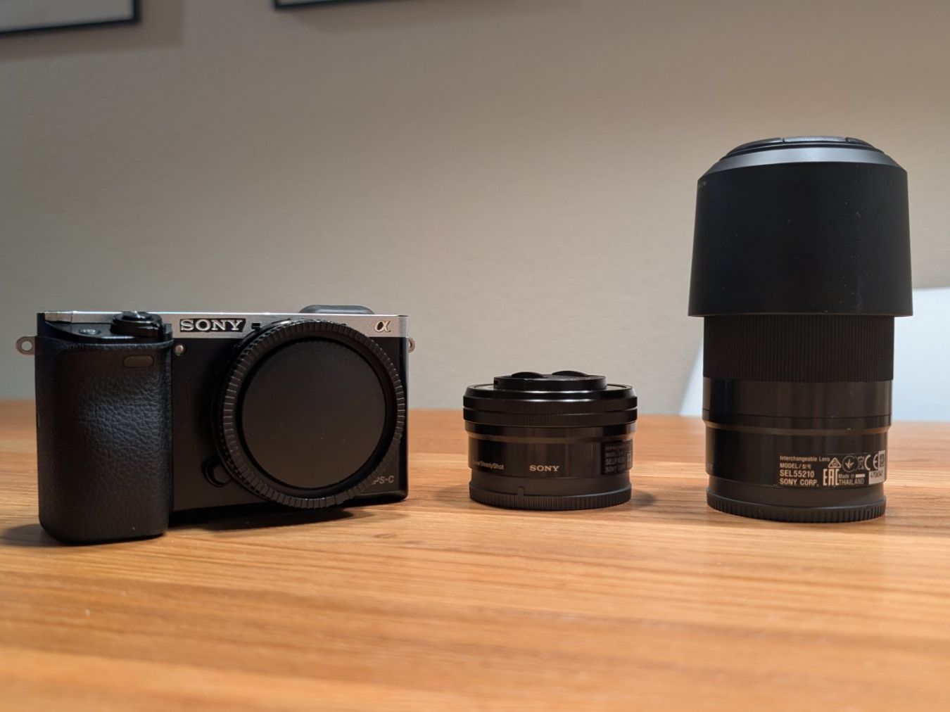 Sony Alpha 6000 a6000 + 2 Objektive 16-50 55-210 *3595 Ausl* (Gebraucht ...