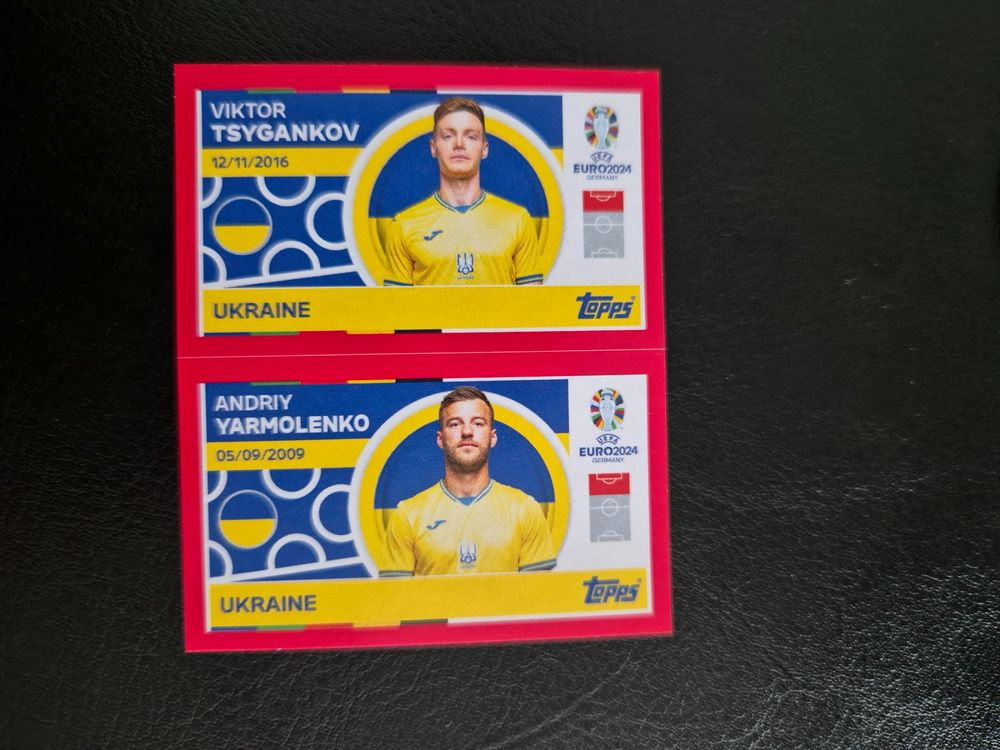 UEFA EURO 2024 Topps UKR 12, UKR 13 | Kaufen auf Ricardo