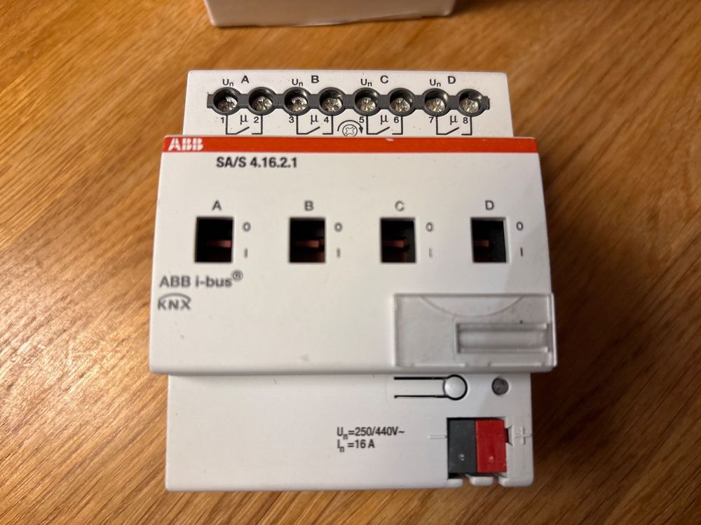KNX ABB Schaltaktor 4fach SA/S4.16.2.1 (Neu (gemäss Beschreibung)) in Dürrenäsch für CHF 32 ...