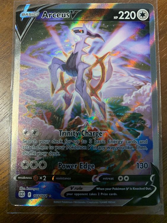 Arceus V Alternativ Art 166/172 Brilliant Stars (Neu (gemäss Beschreibung)) in Menziken für CHF ...