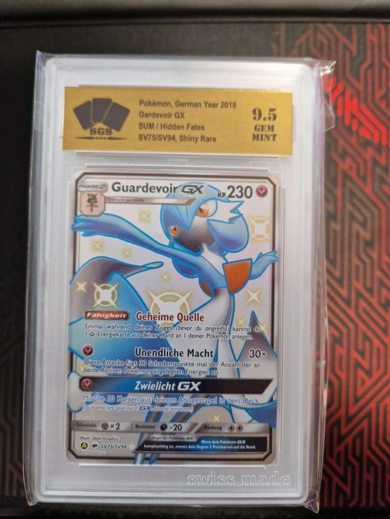 Gardevoir GX Shiny / SGS 9.5 (Gebraucht) in Killwangen für CHF 31 – mit Lieferung auf Ricardo kaufen
