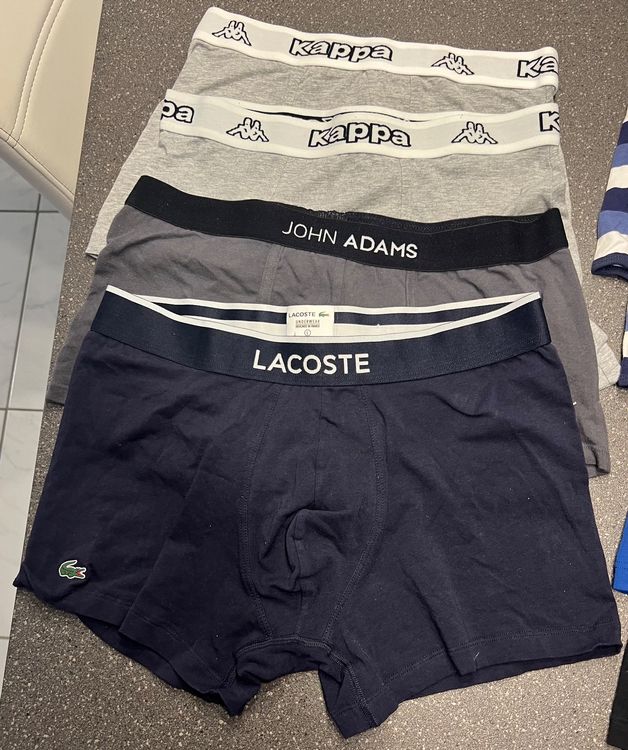 Boxershorts 9x Gr. L (Hugo Boss/Lacoste/John Adams/Kappa) (Gebraucht ...