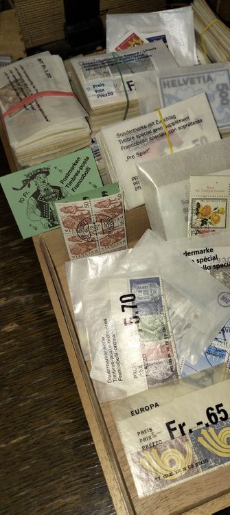 Riesige Sammlung Schweizer Briefmarken (Gebraucht) in Riniken für CHF ...