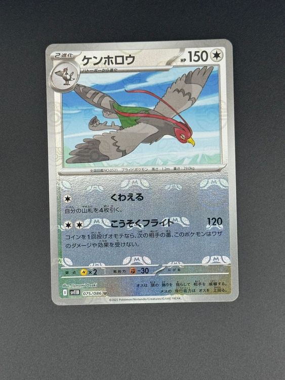 Unfezant Master Ball Reverse 075/086 Black Bolt JAP #33 (Gebraucht) in Rupperswil für CHF 4 ...