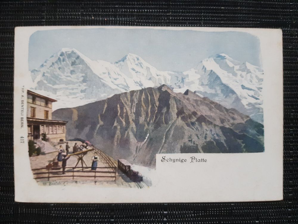 LITHO SCHYNIGE PLATTE MIT EIGER, MÖNCH & JUNGFRAU - UM 1900 (Gebraucht) in Teufen AR für CHF 1 ...