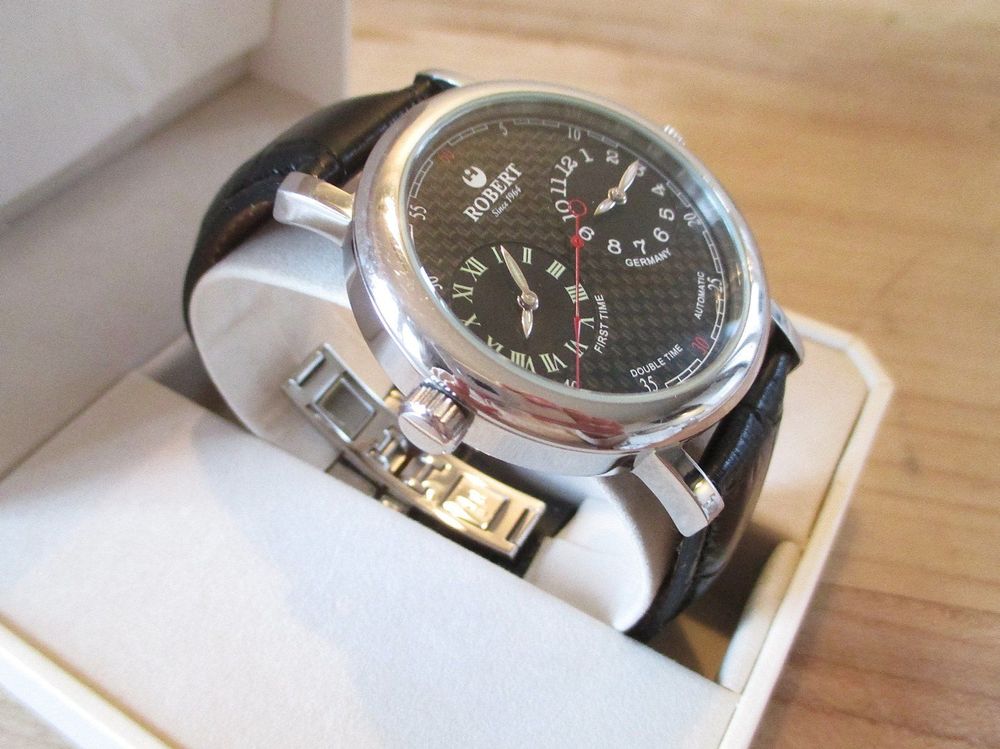 Rarität Uhr ROBERT Since 1964 Double Time Automatic (Gebraucht) in ...