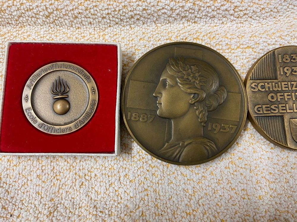 DIVERSE BRONZ MEDAILLEN | Kaufen auf Ricardo